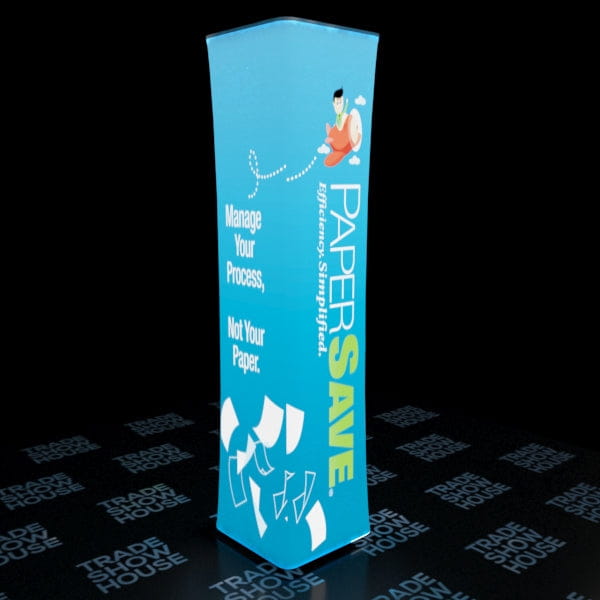 10ft Square Backlit Inflatable Tower Trade Show Display – Trade Show House