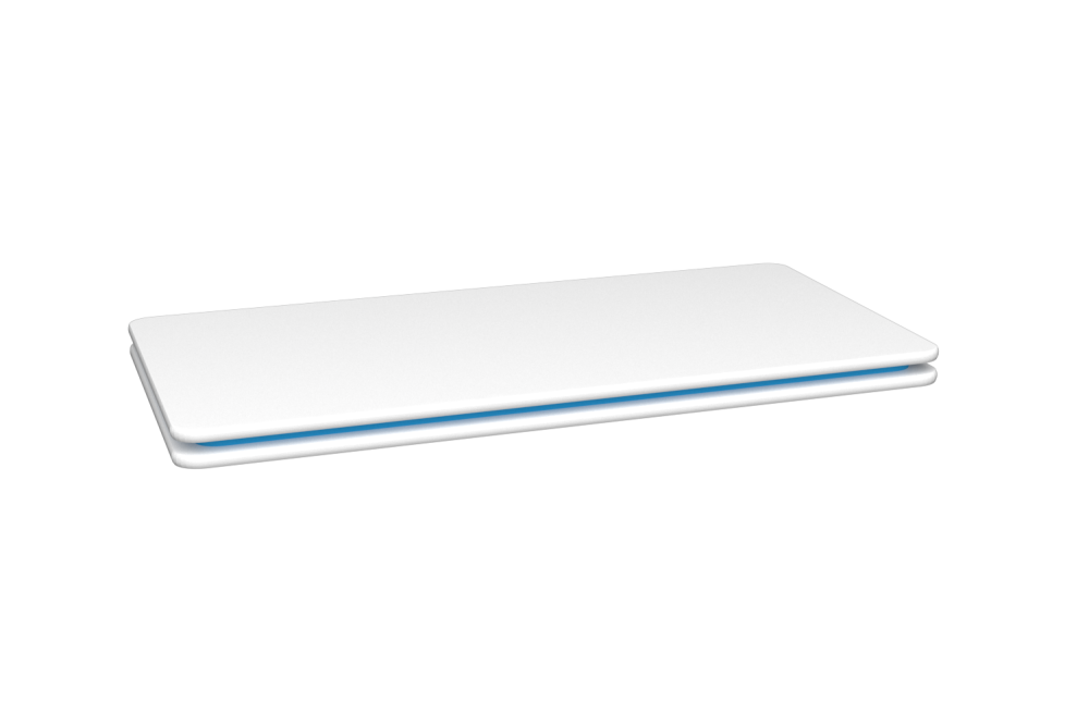Halo RGB LED Counter White Podium Trade Show Displays – Trade Show House