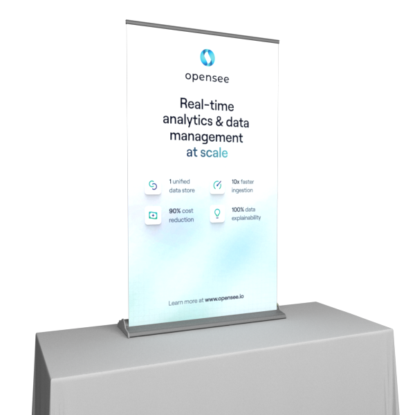 Premium 36 Inch Table Top Retractable Banner Stand – Trade Show House