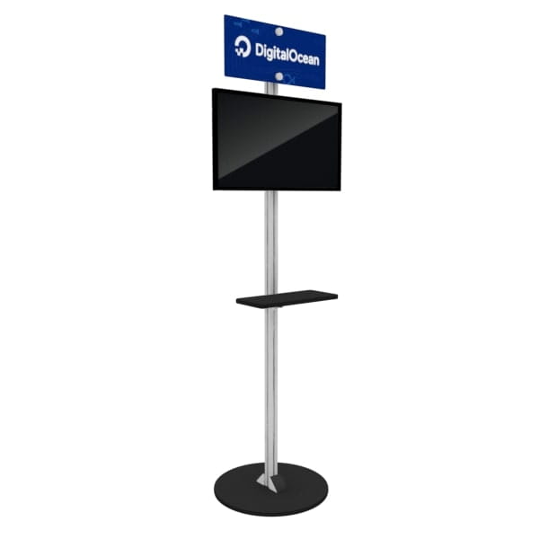 X2 Freestanding TV Monitor Stand Trade Show Displays – Trade Show House