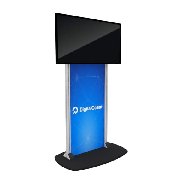 X3 Freestanding TV Monitor Stand Trade Show Displays – Trade Show House